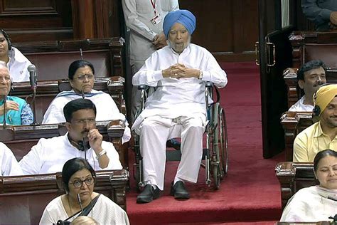 சக்கர நாற்காலியில் மாநிலங்களவைக்கு வந்தார் முன்னாள் பிரதமர் மன்மோகன் சிங் இந்தியா செய்திகள்