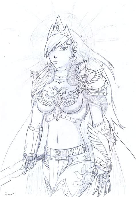 Goddess Empress Celestia By Tarreth On Deviantart Zelda Characters