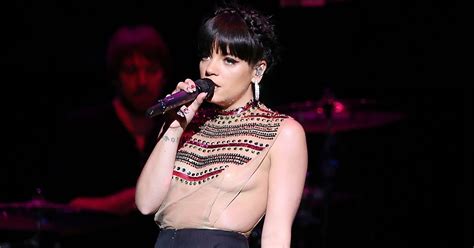 Lily Allen In A See Through Shirt Pictures Popsugar Celebrity Uk