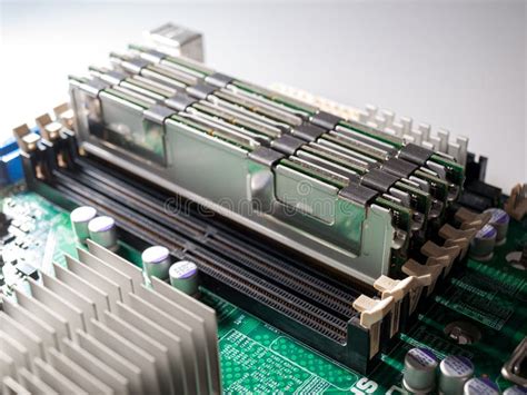 installing ram modules in the computer motherboard replacing and