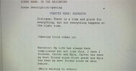 Project Script