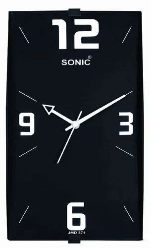 Plastic Rectangular Wall Clock At Rs Decorative Clock In New Delhi ID