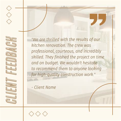 Client Feedback On Construction Linkedin Post Brandcrowd Linkedin