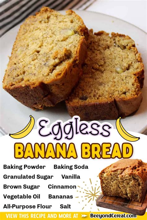 Banana Bread No Eggs Artofit