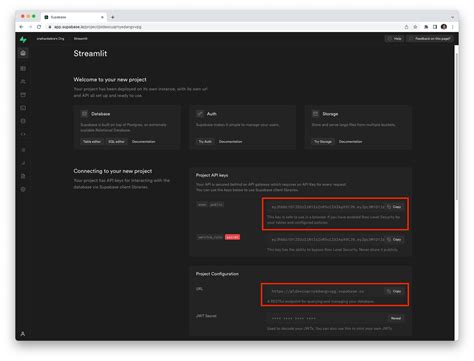 Connect Streamlit To Supabase Streamlit Docs