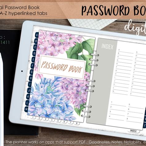 Password Notebook Etsy