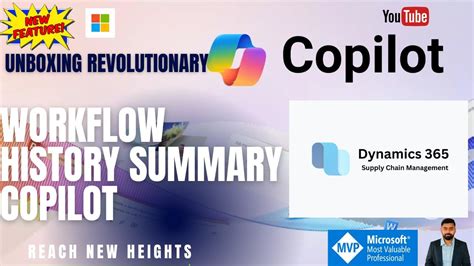 Workflow History Summary Copilot In Ms Dynamics 365 Finance And
