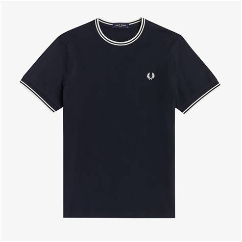 프레드페리 트윈 팁 티셔츠 795 Fred Perry Kream