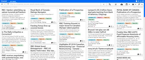 Entity News Widget Fintech Studios