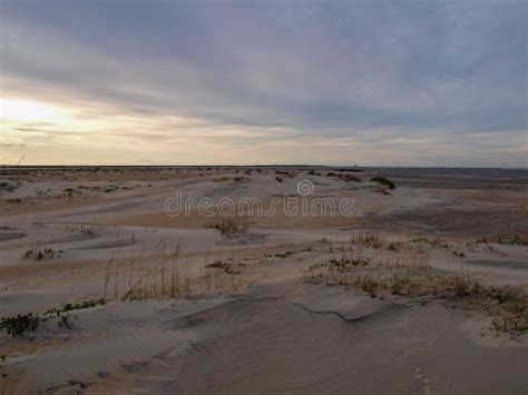 Hatteras Island Sunset On North Carolina Outer Banks Stock Image