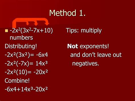 Ppt Multiplying A Polynomial By A Monomial Powerpoint Presentation Free Download Id 4939345