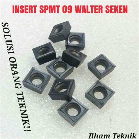 Jual Insert Bubut Insert Spmt09 Walter Bubut Seken Atau Pisau Holder