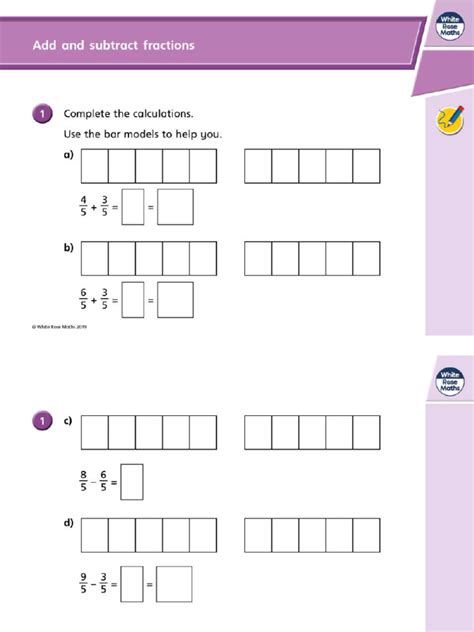 Y5 Add And Subtract Fractions Pdf