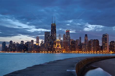 芝加哥市的暮光之城高清图片下载 正版图片503433253 摄图网