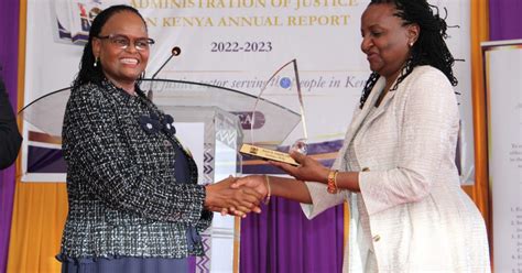 Cj Koome Launches The Administration Of Justice Annual Report Kenya