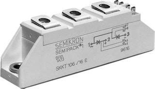 Skkh 5716 E Semikron Thyristor Diode Module Series Connected 50 A