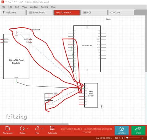 Schematic Diagram Shows There Is Some Connection Need To Be Routed
