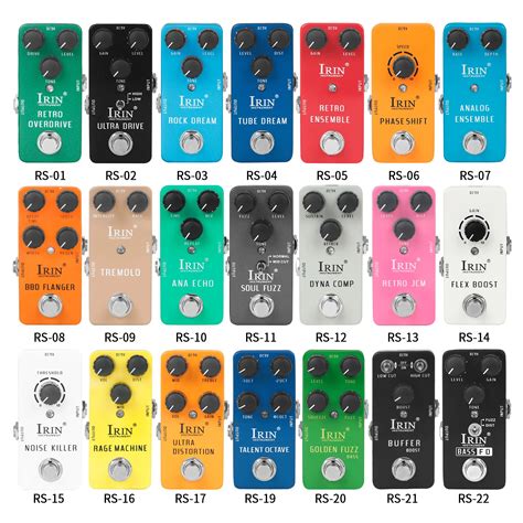 Irin Electric Guitar Effects Pedal True Bypass Overdrive Distortion
