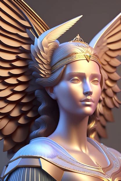 Premium Ai Image An Angel 3d Illustration