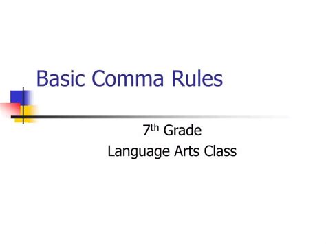 Ppt Basic Comma Rules Powerpoint Presentation Free Download Id5265093 Ppt Basic Comma Rules Powerpoint Presentation Free Download Id5265093