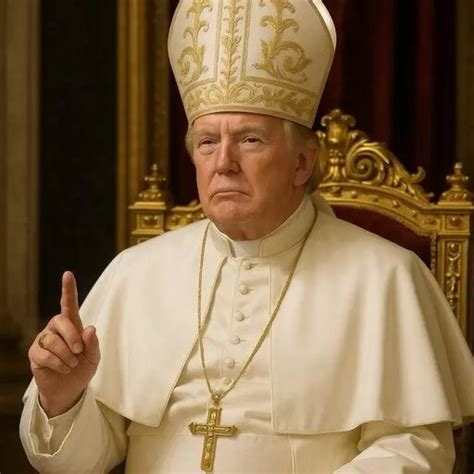 Trump Ai Image As Pope Catholic Conference Criticise Trump Afta Posting Ai Image Of Imself As