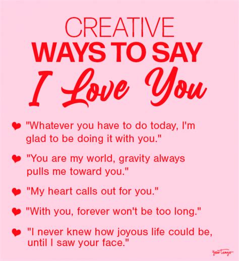 120 Cute And Creative Ways To Say I Love You