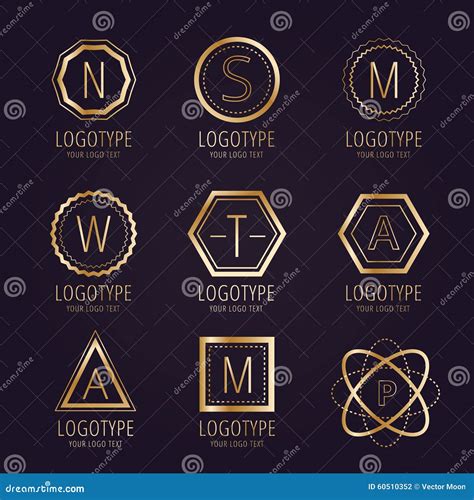Massive Logo Set Bundle Vector Icons Badge 60510352