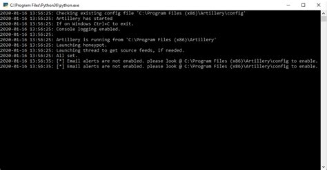 Email Alerts Setting Not Checked During Start Issue BinaryDefense Artillery GitHub