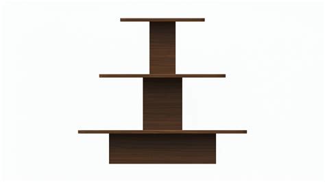 Three Tier Square Table Free 3d Model Cgtrader