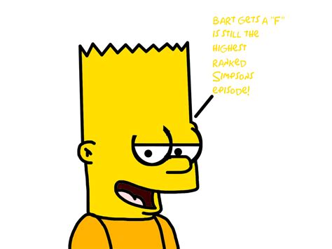 Bart Gets An F Is Still Highest Ranked Simpsons By Ultra Shounen Kai Z