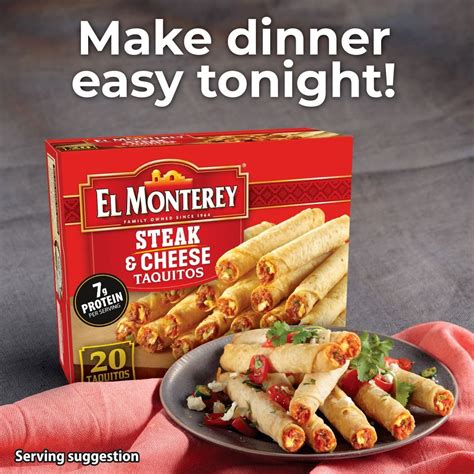 El Monterey®️ Steak And Cheese Taquitos Ruiz Foodservice