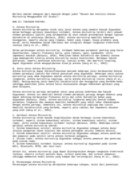 Antena Microstrip Pdf