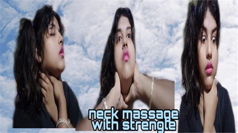 Neck Massage With Strengle Challengefunny Challenge Youtube