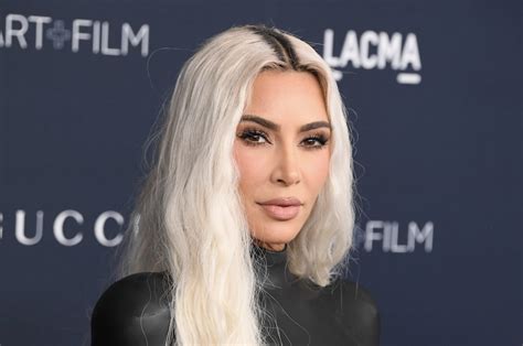 Kim Kardashian Debuted A Darker Honey Blonde Hair Color Months After
