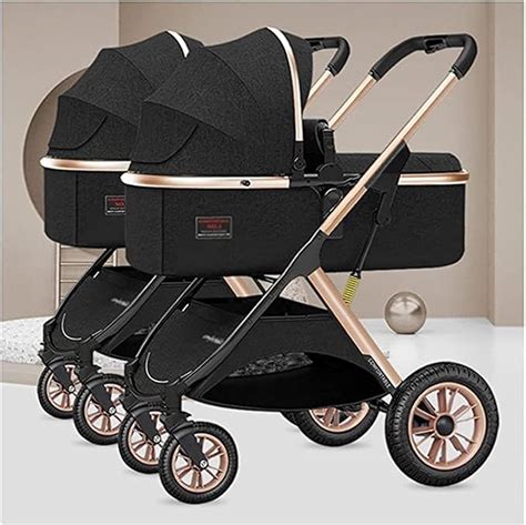 Wigselbl Double Infant Stroller Tandem Stroller For Twins