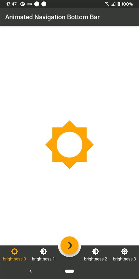 animated bottom navigation bar flutter