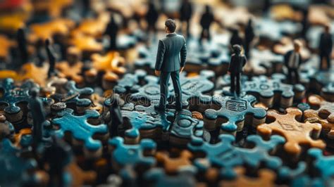 This Conceptual Image Visualizes Individuals Coming Together To Form A