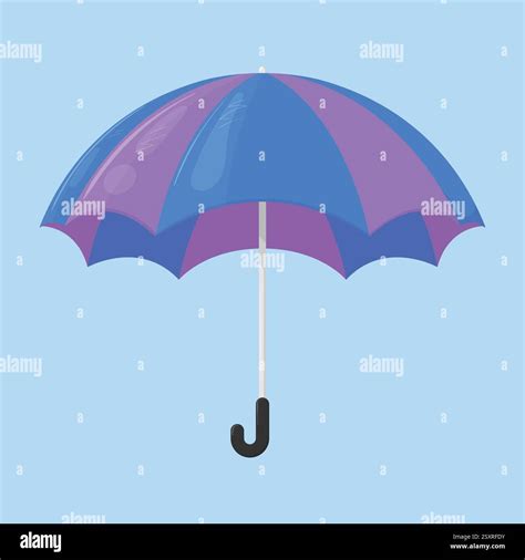 Umbrella Cartoon Illustration Vector Rain Umbrella Icon Vector