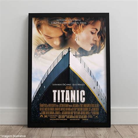 Quadro Titanic Filme 1997 Rose Jack Pôster C Moldura A3 Elo7