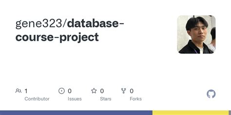 Github Gene323database Course Project