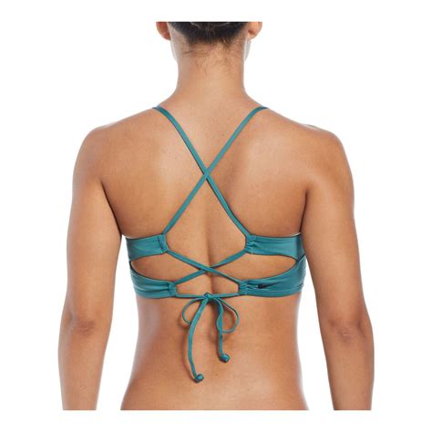 Nike Womens Lace Up High Neck Bikini Top Sportchek