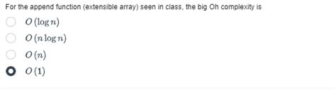 Solved For The Append Function Extensible Array ﻿seen In