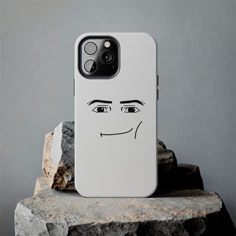 Roblox Man Face Roblox Phone Case Roblox Merch Ts For Gamer Etsy