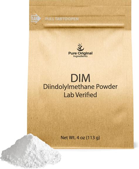 Pure Original Ingredients Dim 4 Oz Diindolylmethane