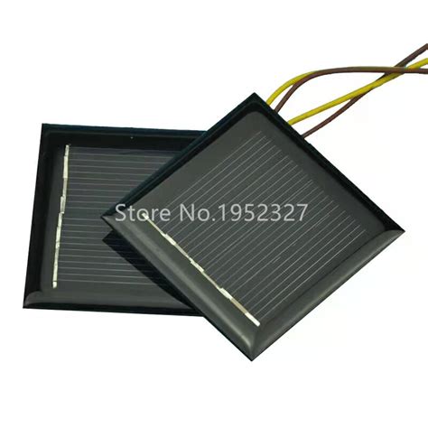 5454mm 2v 130ma 태양 전지 패널 에폭시 보드 다결정 실리콘 태양 전지 태양 광 패널 Diy 배터리 충전기 휴대용 전자 부품