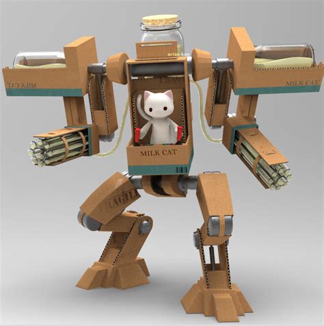Highly Poseable Robot Papercraft Robot Papercraft Paper Models Paper