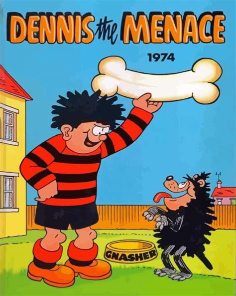 Dennis The Menace Cartoon Poster Diamond Painting Diamondpaintingkitshop