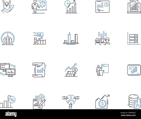 Data Visualization Outline Icons Collection Data Visualization Chart