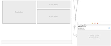 Xcode Ios Storyboard Tableview Embedded In Container With Dynamic