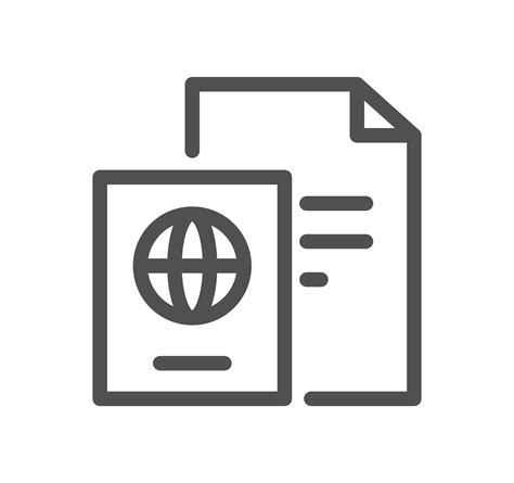 Document And Paper Icon Outline And Linear Vector 13832224 Vector Art At Vecteezy